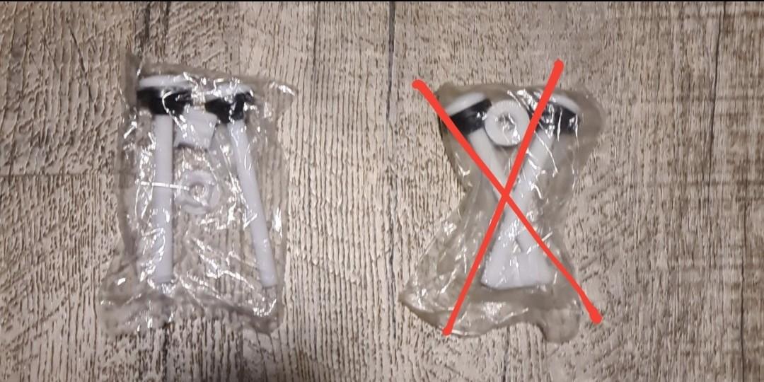 Toilet Water Tank Screw Set Fixings Fitting (Cistern screws), Furniture ...