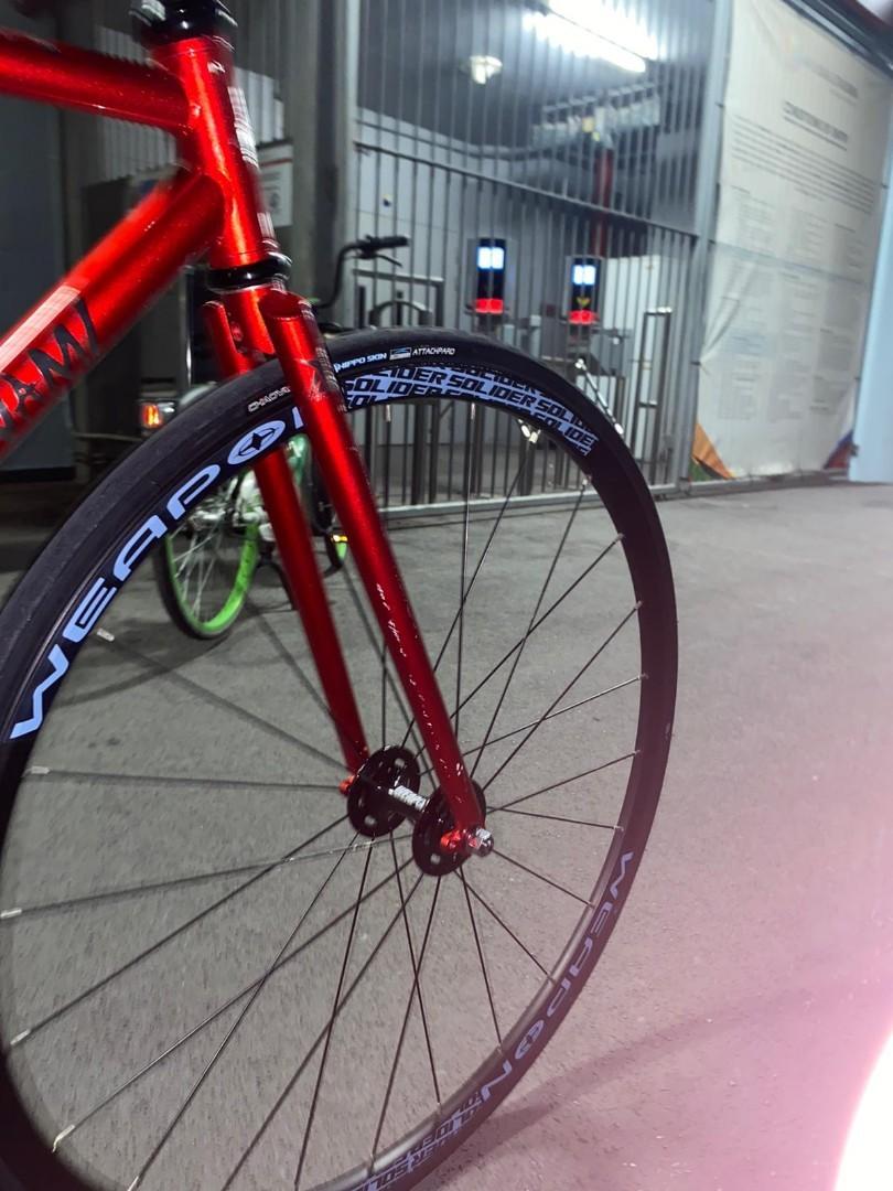 TSUNAMI SNM4130 - Chrome Red, Sports Equipment, Bicycles & Parts ...