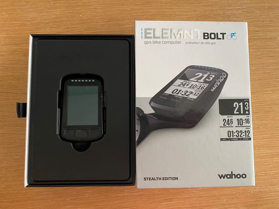 Wahoo Element Bolt stealth edition bike computer, Mobile Phones ...