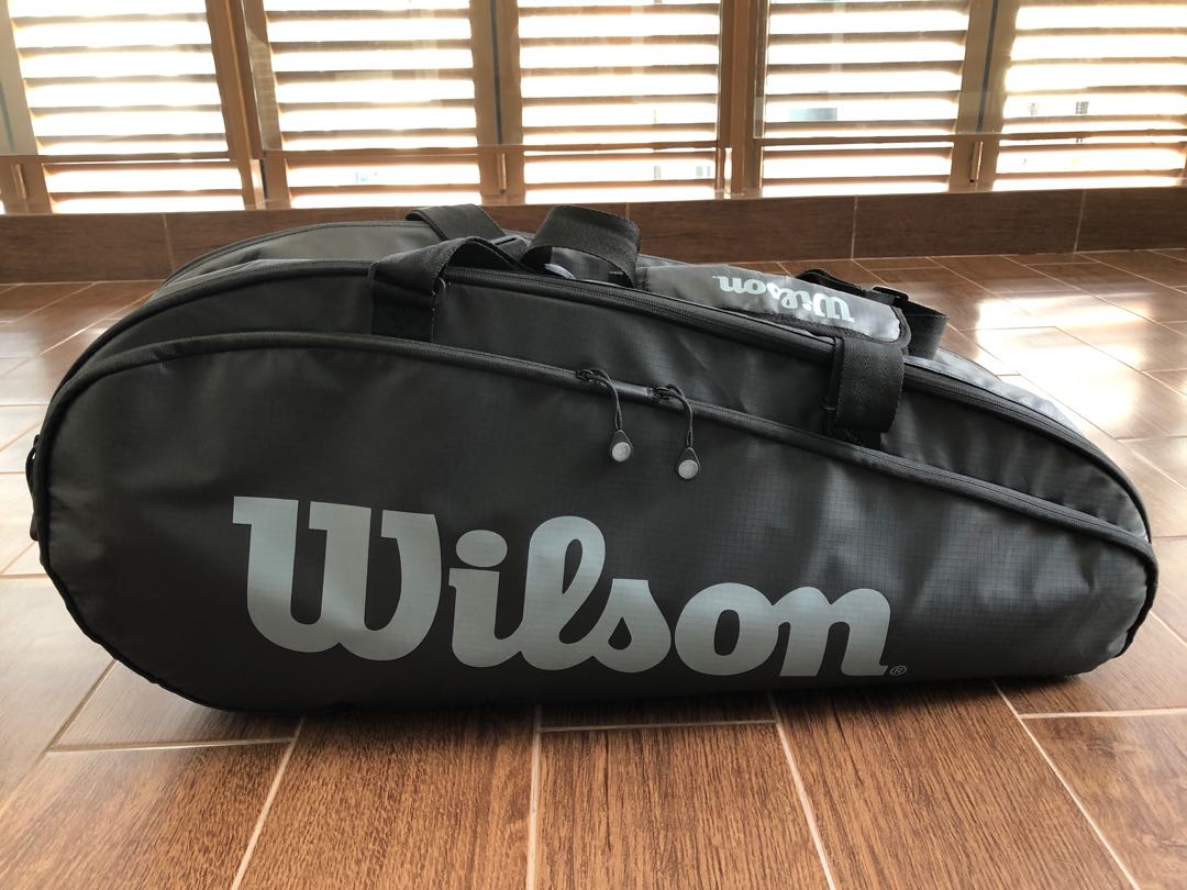 Wilson Tennis Racket Bag, Sports Equipment, Sports & Games, Racket ...