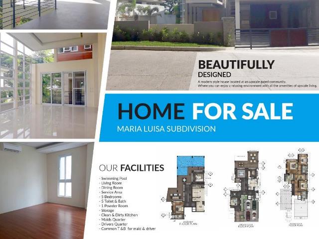 Maria Luisa 5BR House with Pool for sale, Property, For Sale, House ...