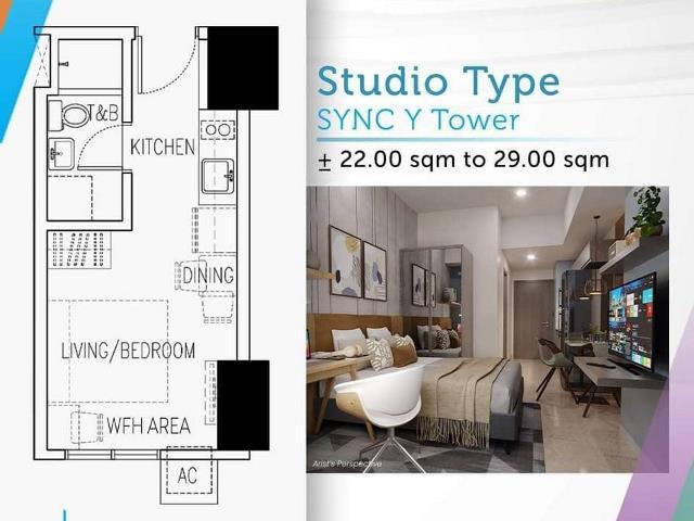 Preselling Studio Unit at SYNC Y TOWER AT PASIG CITY, Property, For ...