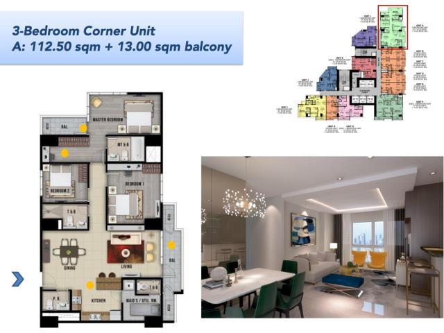 3 Bedroom Corner Unit Pre selling, Property, For Sale, Apartments ...