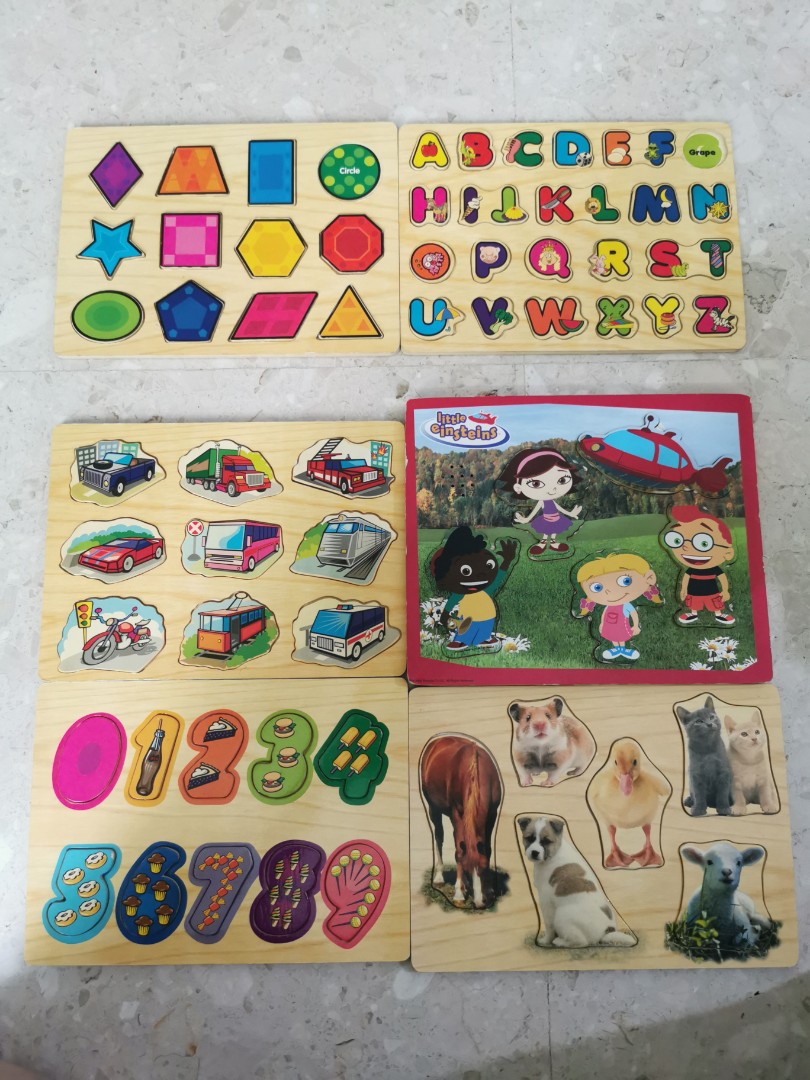 6 sets of kids learning aids, Hobbies & Toys, Toys & Games on Carousell