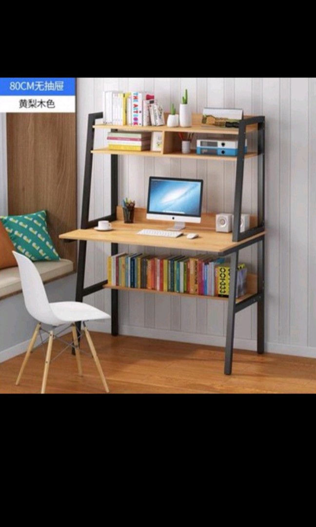 80cm Study Table x2, Furniture & Home Living, Furniture, Tables & Sets ...