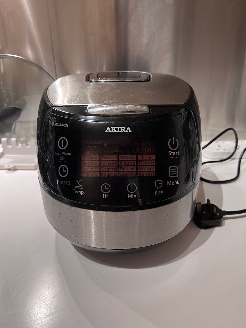 Akira multi-function rice cooker, TV & Home Appliances, Kitchen ...