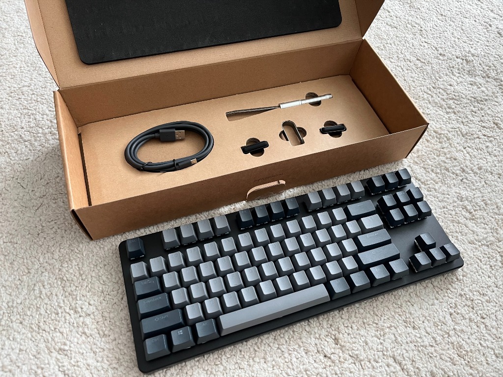 [Almost New] DROP CTRL MECHANICAL KEYBOARD black low profile cherry MX ...