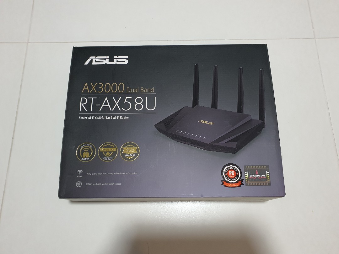 Asus RT-AX58U Router, Computers & Tech, Parts & Accessories, Networking ...