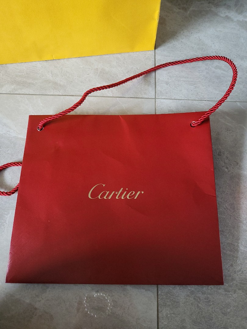Authentic Cartier Paper bag, Luxury, Accessories on Carousell