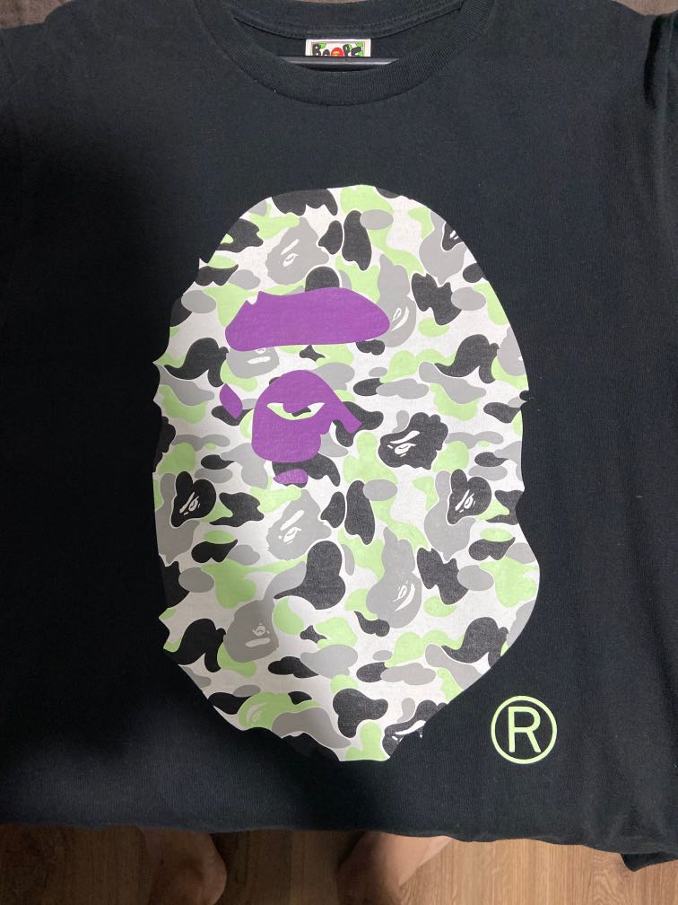 Bape Alien tee, Men's Fashion, Tops & Sets, Tshirts & Polo Shirts on ...