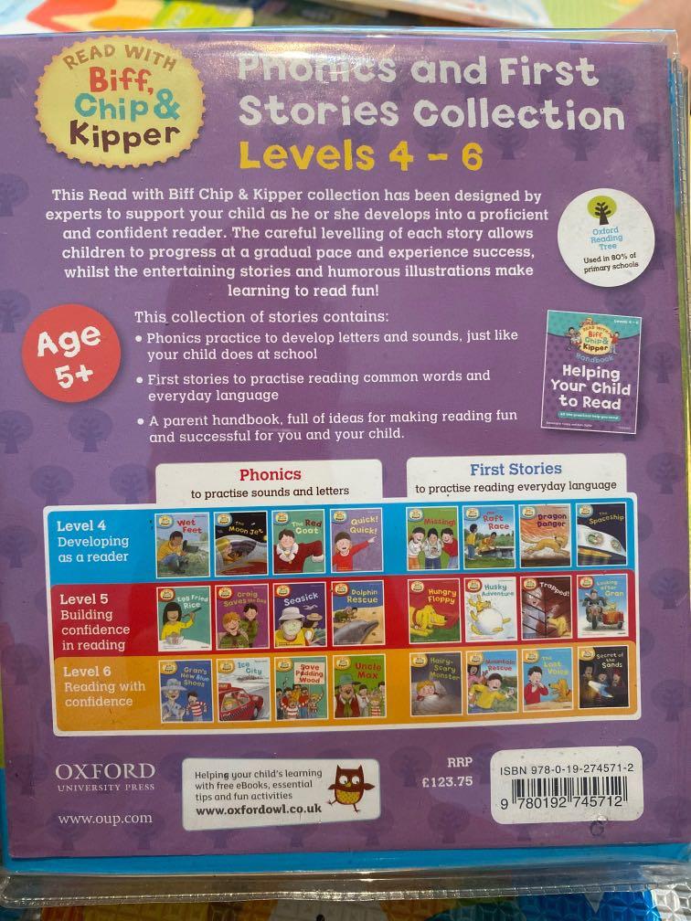 Biff, Chip & Kipper Phonics and First Stories Collection Levels 4-6 ...