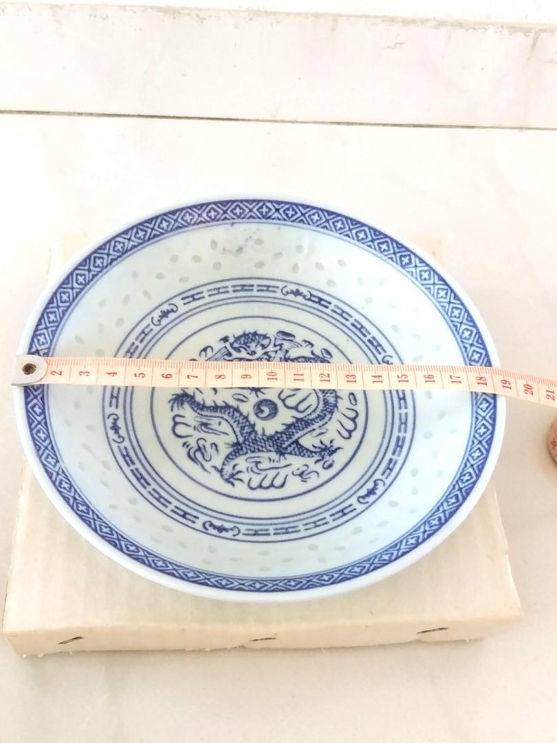 Chinese Dragon Plates, Furniture & Home Living, Kitchenware & Tableware ...
