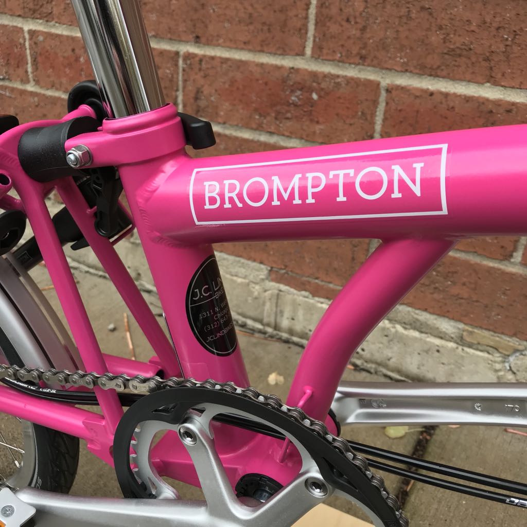 Brompton Bicycle Berry Crush Pink, Sports Equipment, Bicycles & Parts ...