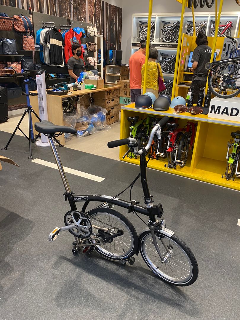 M2L-X Brompton superlight (Black, titanium), Sports Equipment, Bicycles ...