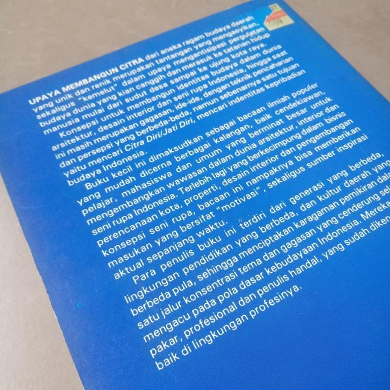 Buku Upaya Membangun Citra: Arsitektur, Interior & Senirupa Indonesia ...