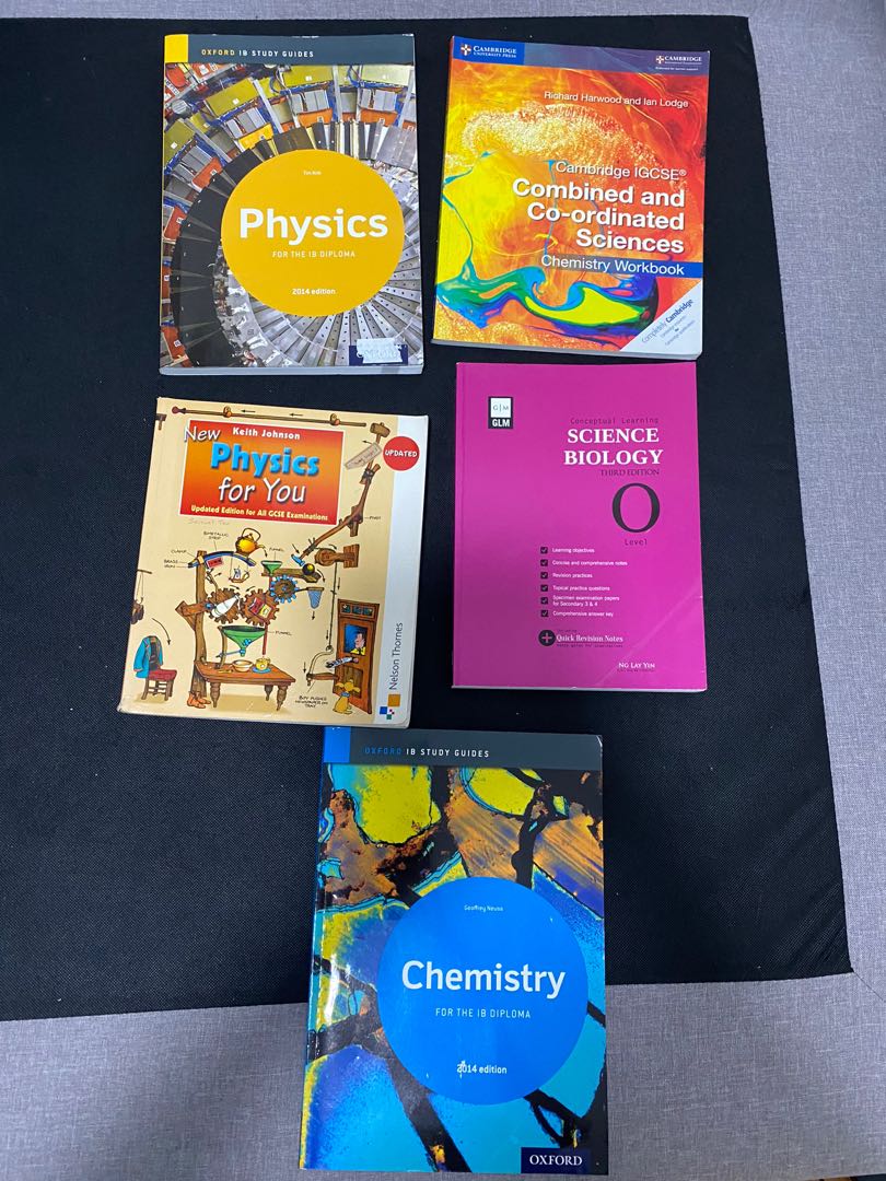 Bundle of IGCSE, O level science books, Hobbies & Toys, Books ...