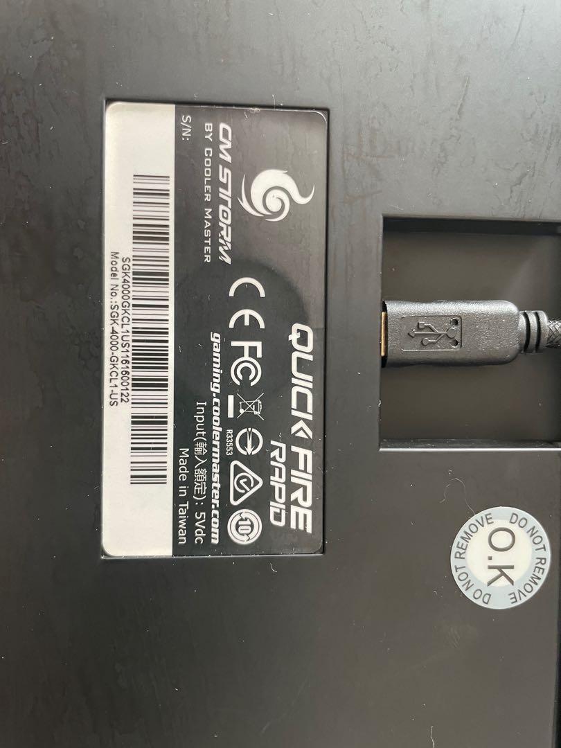 CM Storm mechanical keyboard, Computers & Tech, Parts & Accessories ...