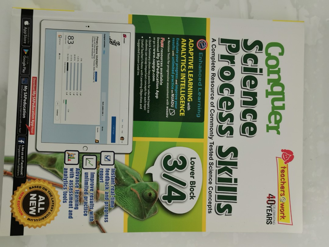 Conquer Science Process Skills Lower Block 3/4 (Based on Latest ...