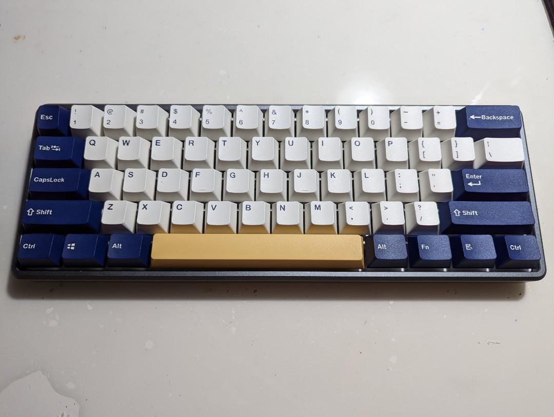 Custom 61 key Aluminium mechanical keyboard tactile/linear, Computers ...
