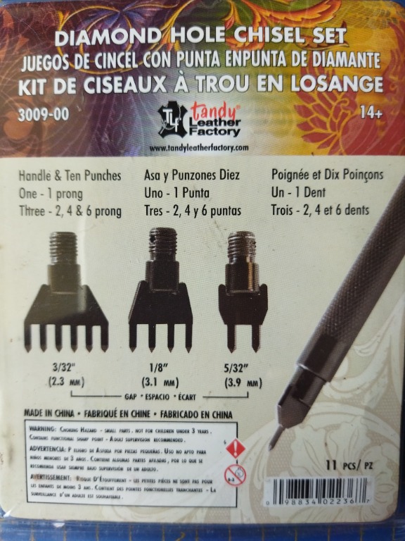 Diamond Hole Chisel Set, Hobbies & Toys, Stationery & Craft, Craft ...