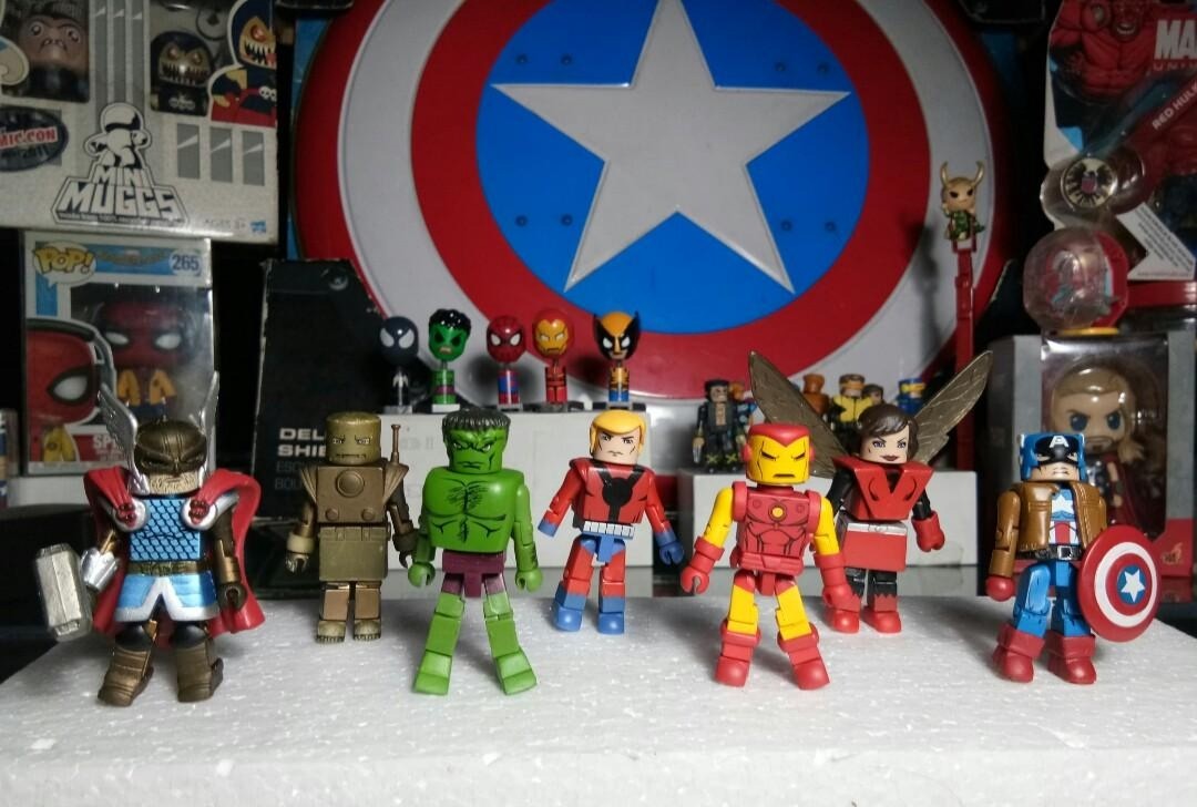 Diamond Select Marvel Minimates Avengers 2.75" Inch Action Figure Set ...