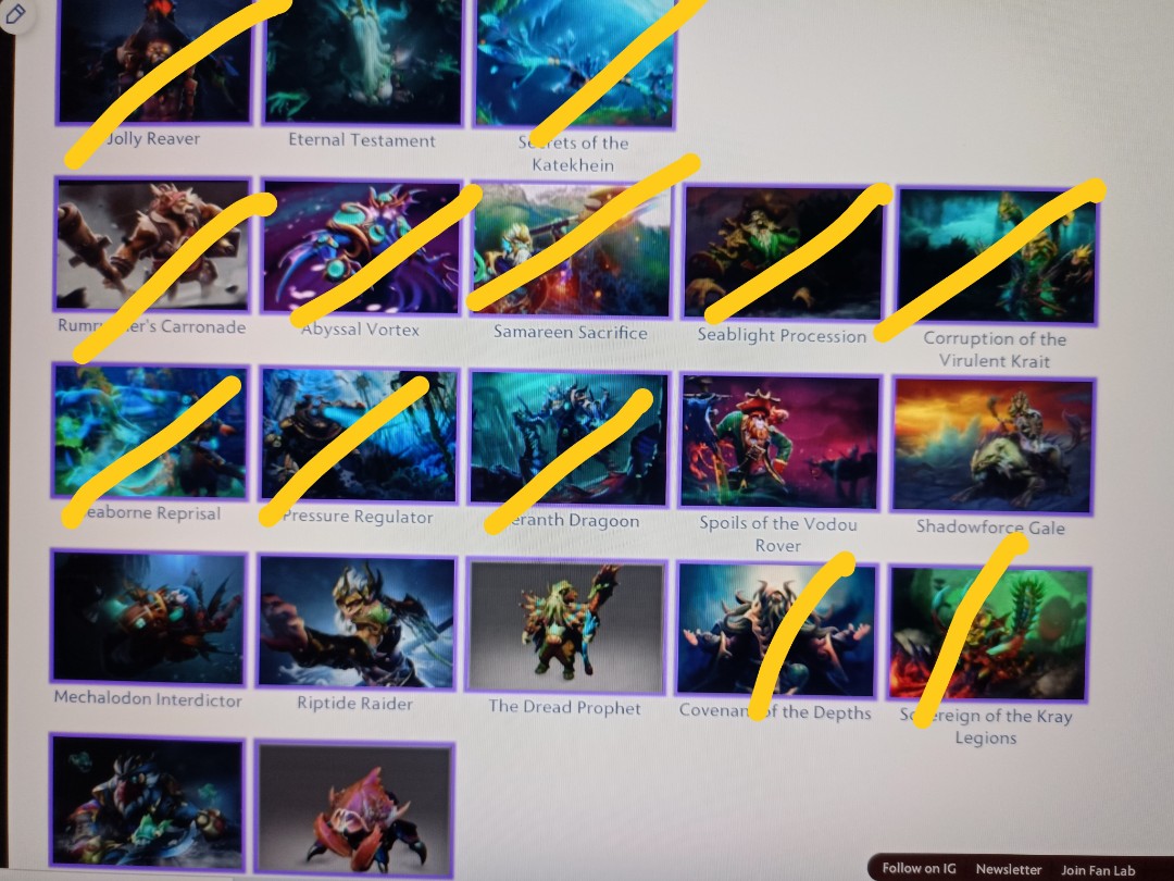 Dota 2 TI6/7 Collector's Cache Sets, Video Gaming, Gaming Accessories, In-Game Products on Carousell