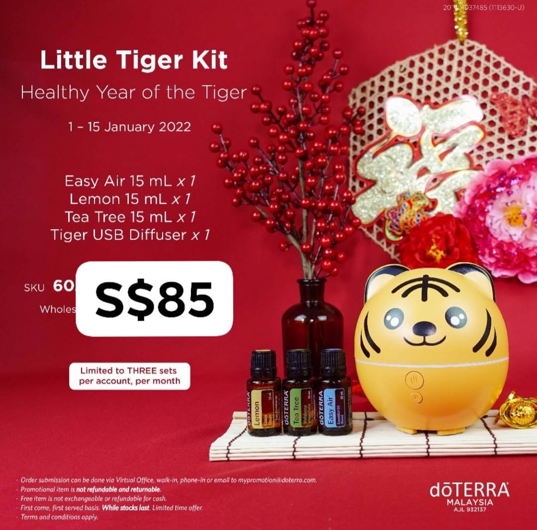 doTERRA CNY Tiger Diffuser Set (Last piece!!), Furniture & Home Living ...