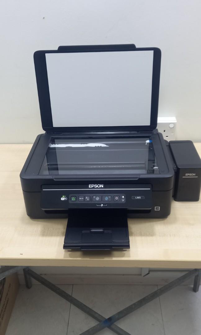 Epson printer L365 system tank (Total print out till now 640 pages ...