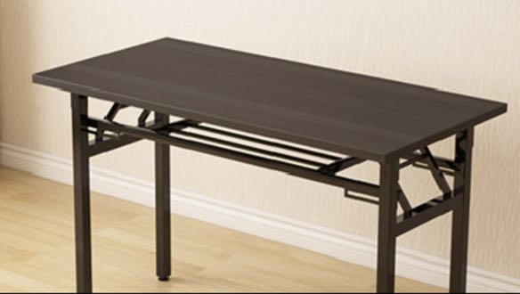 GS Foldable Table (Wood colour), Furniture & Home Living, Furniture ...