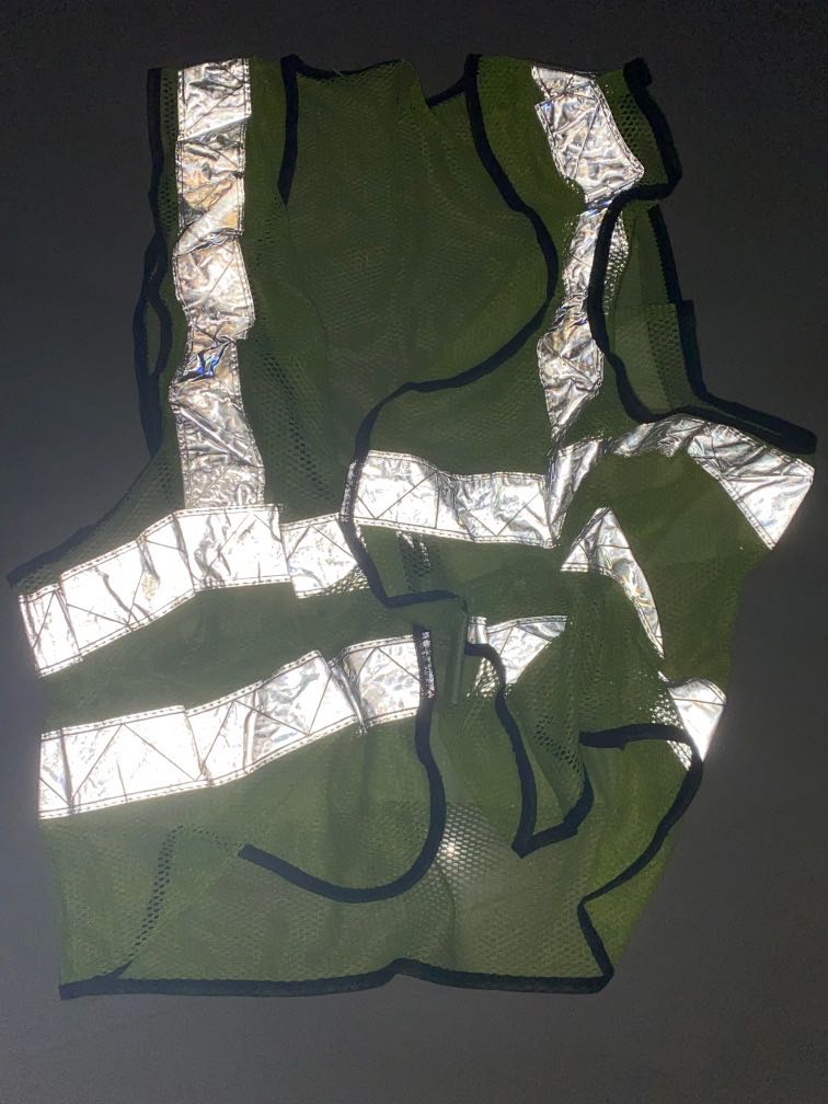 Holographic Velcro Vest, Men's Fashion, Tops & Sets, Vests on Carousell