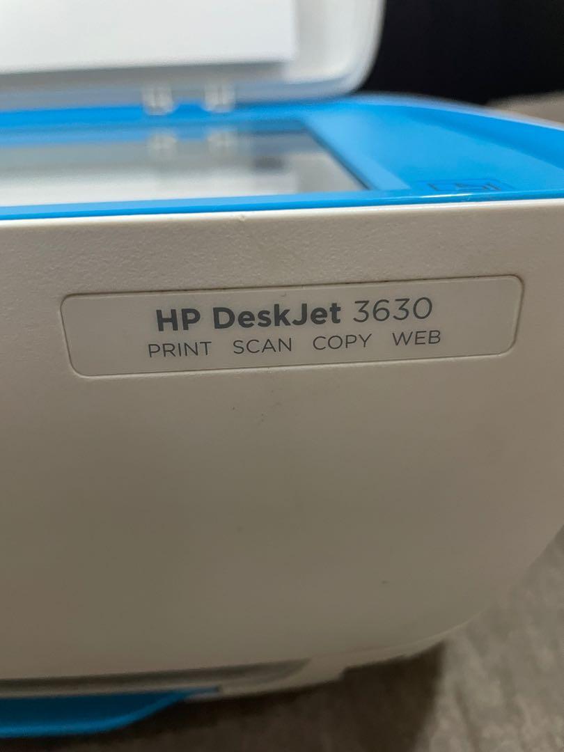 Hp deskjet 3630 printer and scanner, Computers & Tech, Printers ...