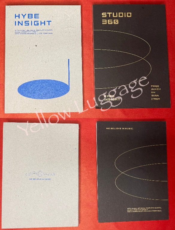 HYBE INSIGHT VISITOR ONLY OFFICIAL MERCH - POSTCARD BOOK, Hobbies ...