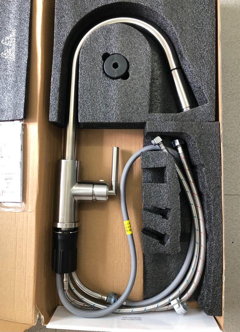 JOMOO SS304 Pull-out Kitchen Tap Hot & Cold water mixture sink tap ...
