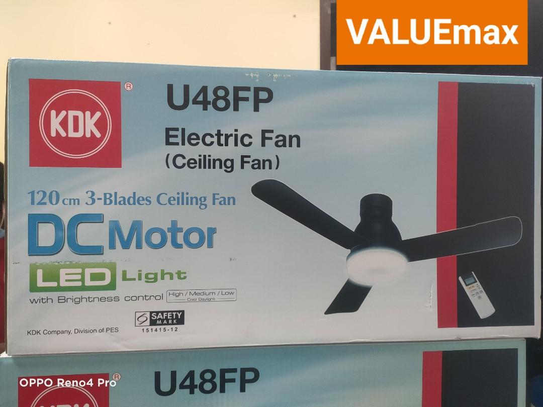 KDK ceiling fan U48FP, Furniture & Home Living, Lighting & Fans, Fans ...