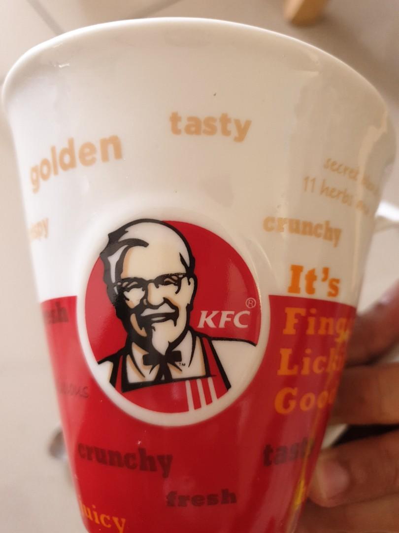 KFC 50th Anniversary Mug & Nescafe Spoon, Furniture & Home Living ...