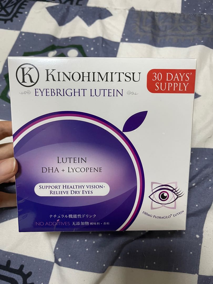 Kinohimitsu Eyebright 1 x 30’s Highest Lutein, Health & Nutrition ...