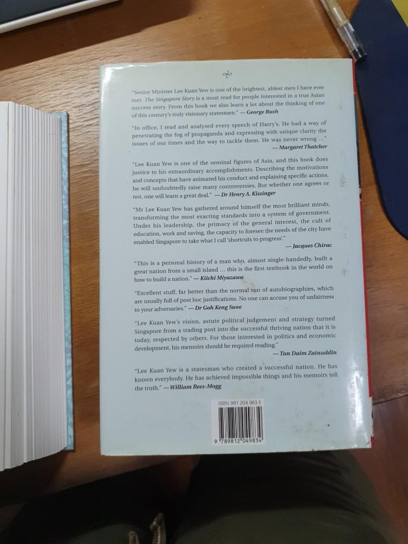 Lee Kuan Yew LKY memoirs: 回忆录, The Singapore Story, Hobbies & Toys ...