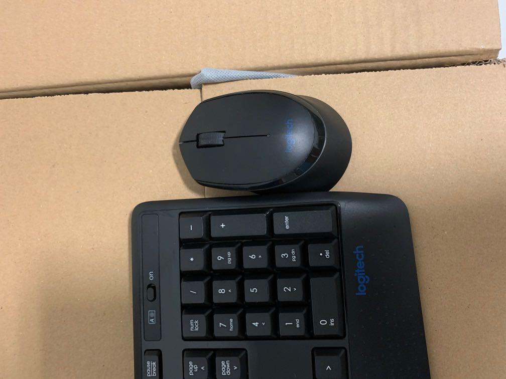 Logitech wireless keyboard and mouse - K345, Computers & Tech, Parts ...