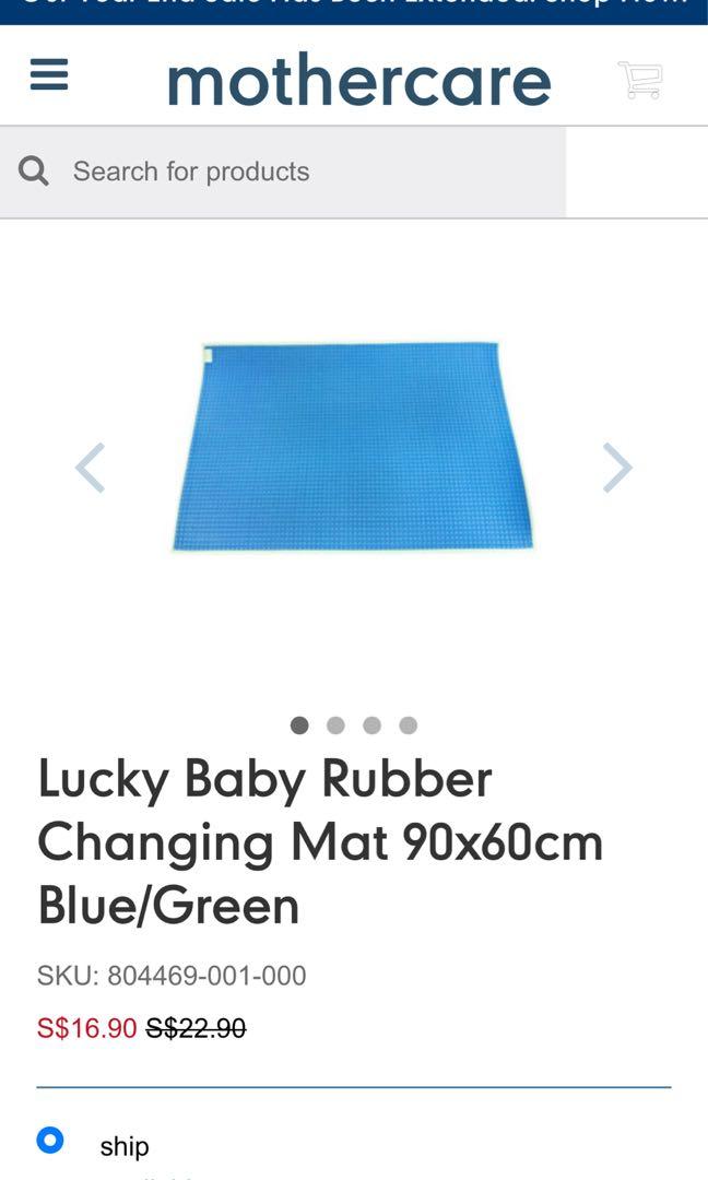 Lucky Baby Rubber Changing Mat 90x60cm, Babies & Kids, Bathing ...