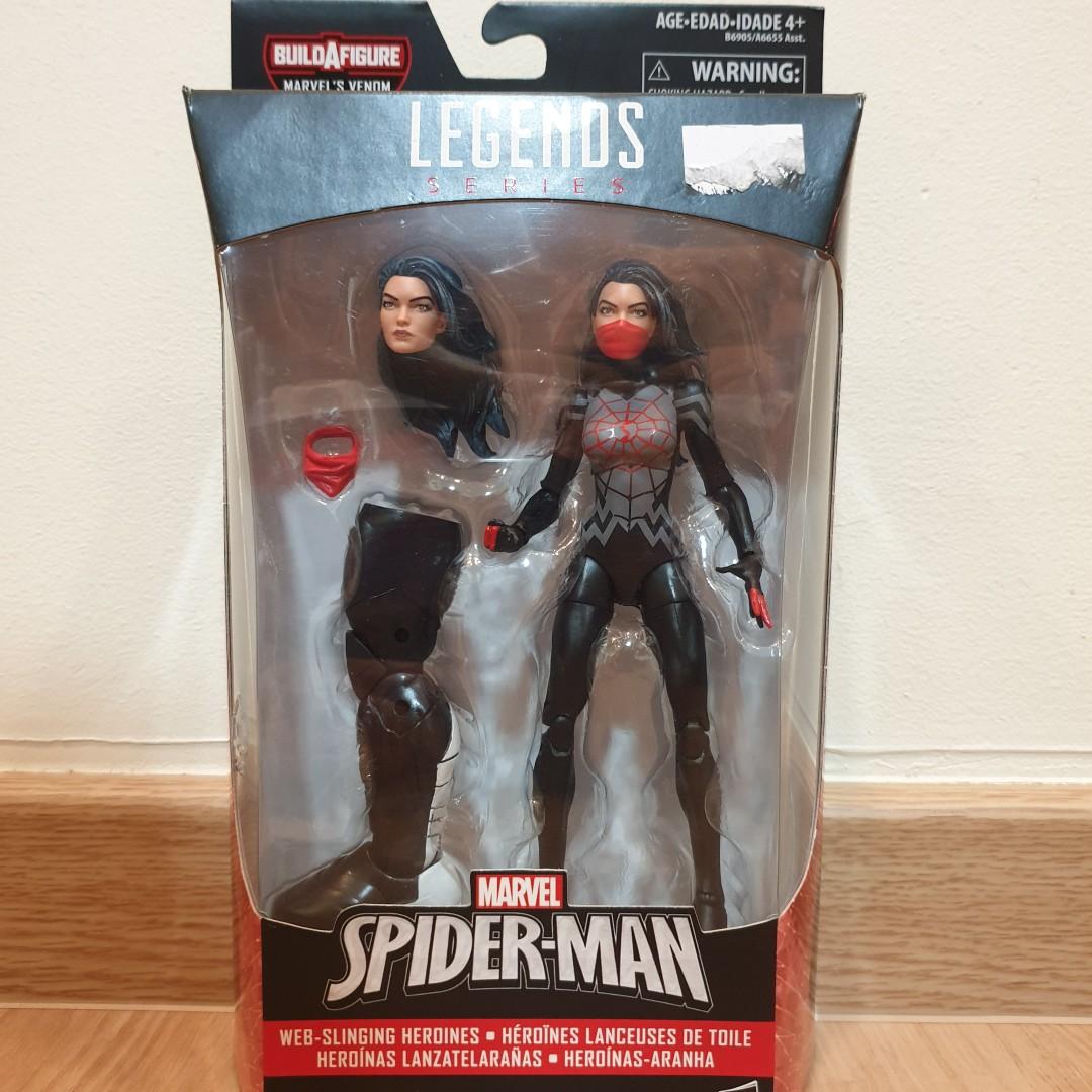 Marvel Legend Series - (1) Misty Knight; (2) Silk; (3) Deadpool ...