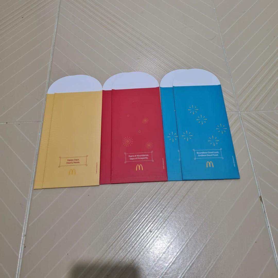 MCD Red Packet 2021 Caltex Red Packets 2021 Singapore Pools Red Packets ...