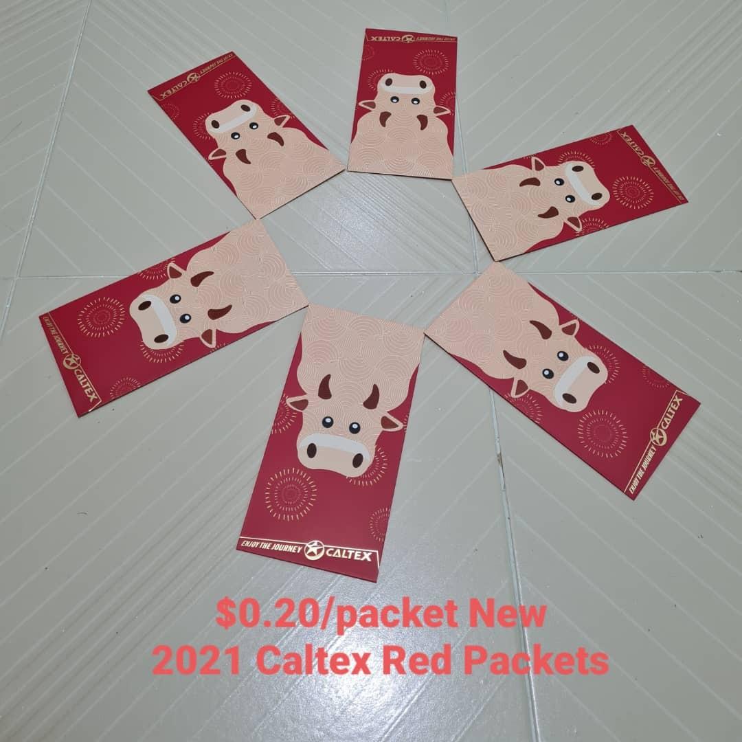 MCD Red Packet 2021 Caltex Red Packets 2021 Singapore Pools Red Packets ...