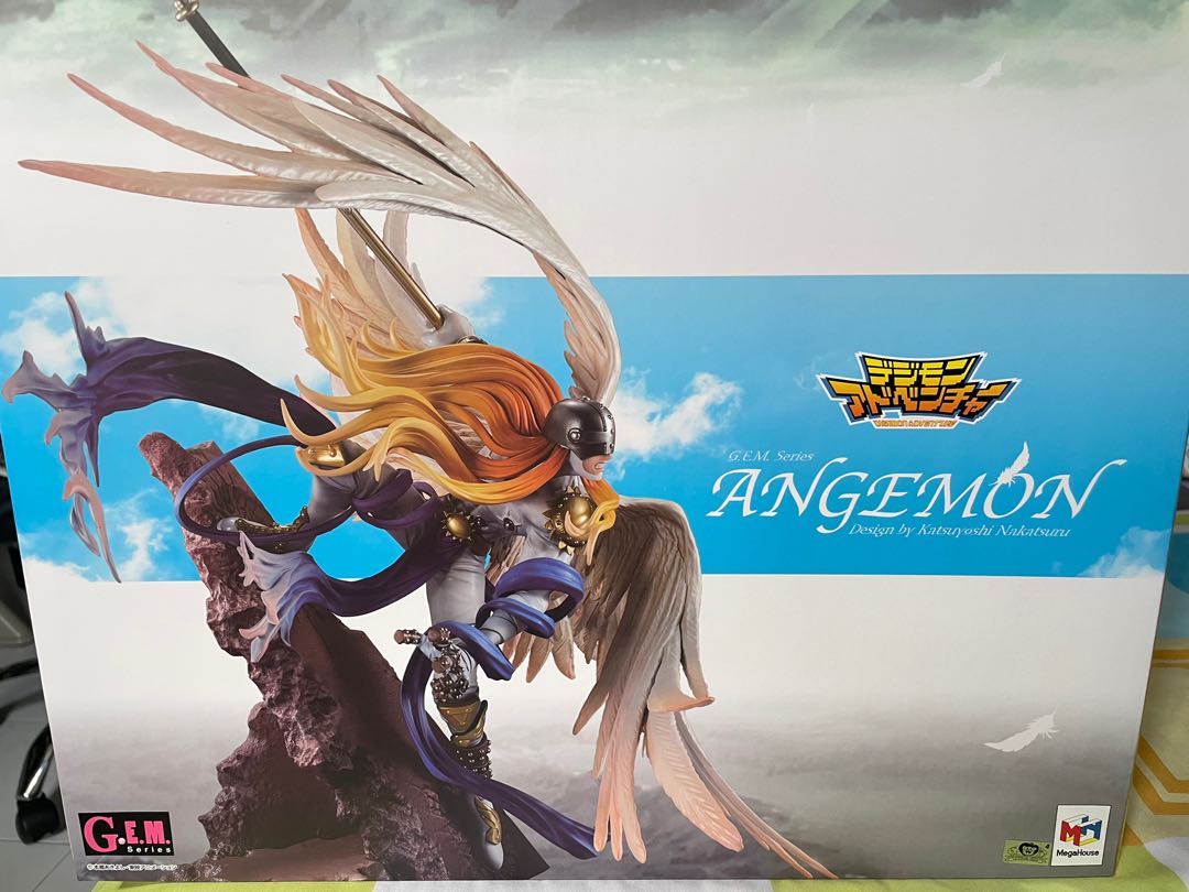 Megahouse digimon GEM angelmon, Hobbies & Toys, Toys & Games on Carousell