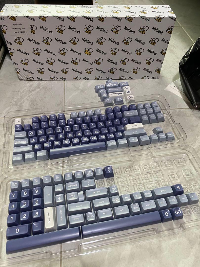 MelGeek MG Fishing ABS Doubleshot Keycaps w/ Novelties set, Computers ...