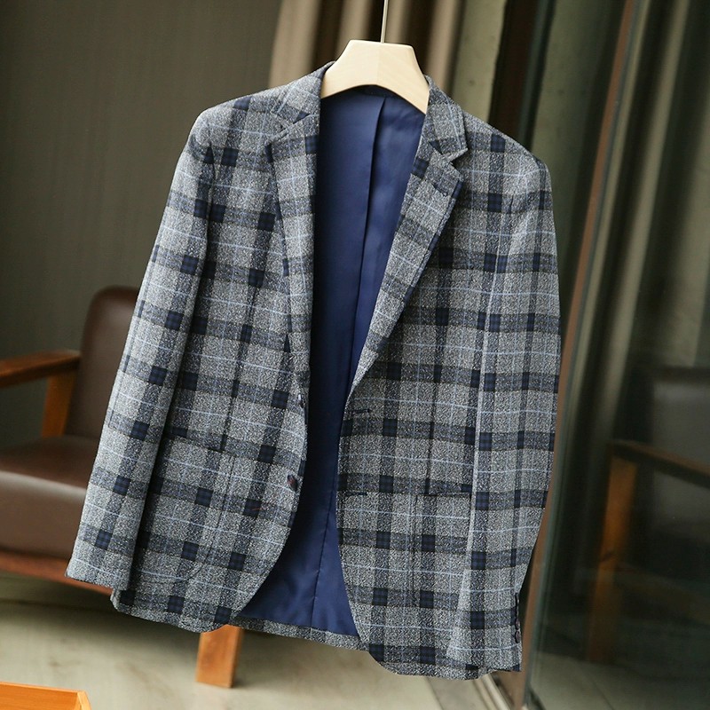 Men's Checkers Blazer, Men's Fashion, Coats, Jackets and Outerwear on ...