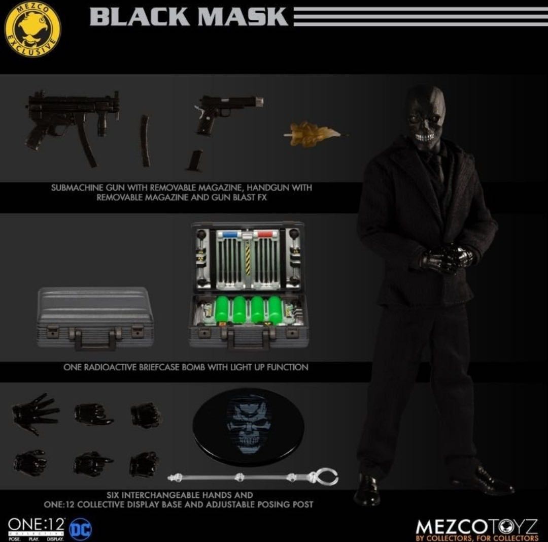 MEZCO ONE:12 MDX Black Mask, Hobbies & Toys, Toys & Games on Carousell
