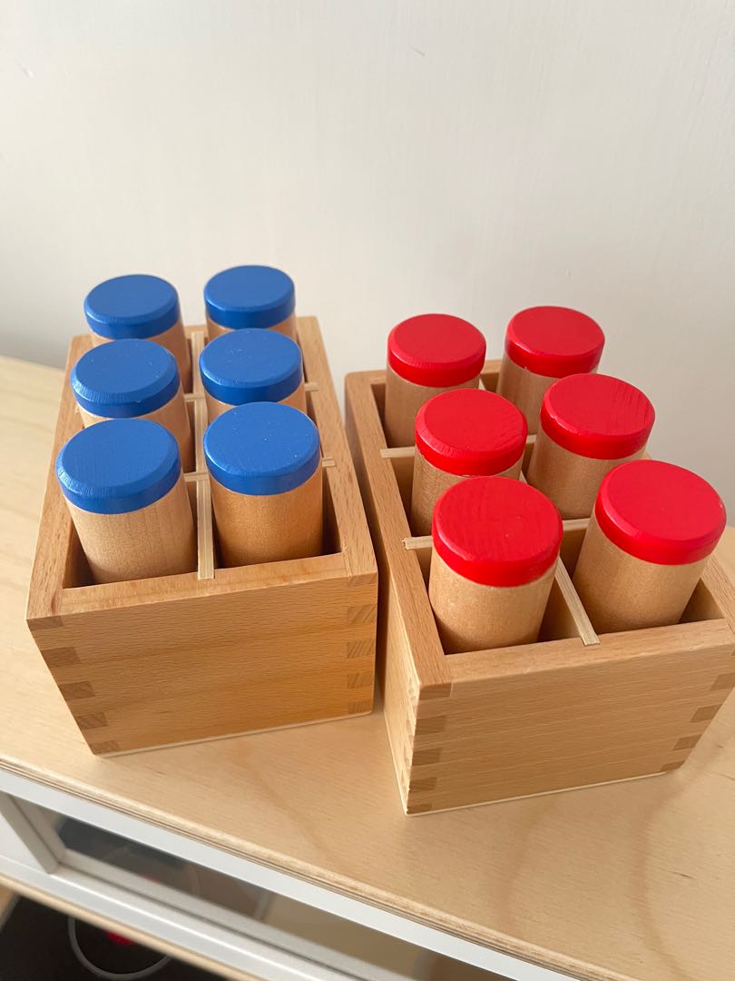 Montessori Sound Boxes 蒙特梭利教學, 興趣及遊戲, 玩具 & 遊戲類 - Carousell