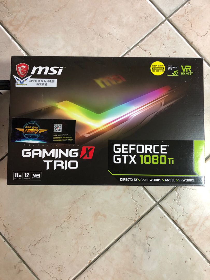 MSI GTX 1080 TI 11 g vram, Computers & Tech, Parts & Accessories ...