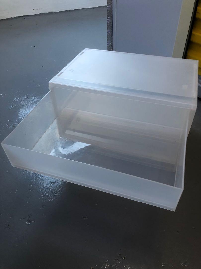 Muji Translucent Rectangular Boxes, Furniture & Home Living, Home ...