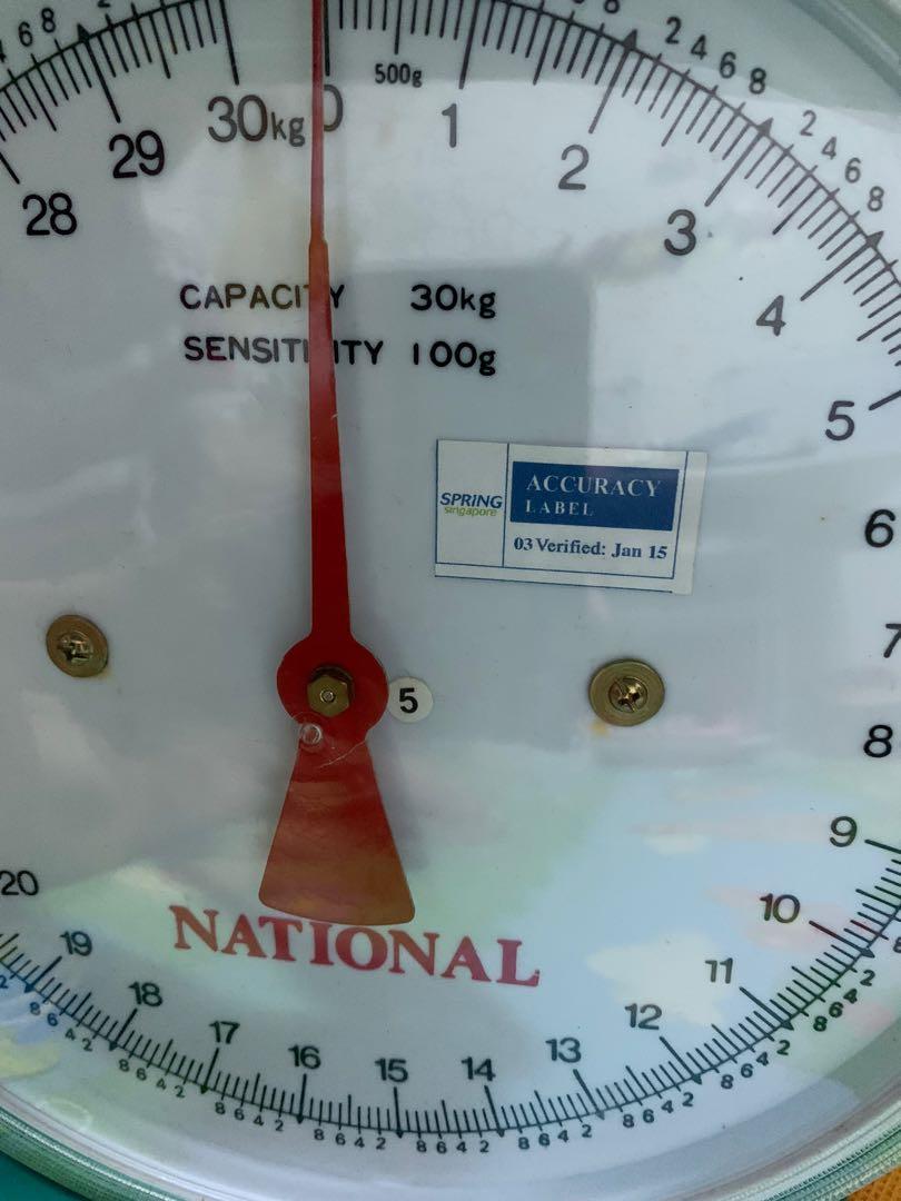 National 30kg weighing scale, Everything Else on Carousell